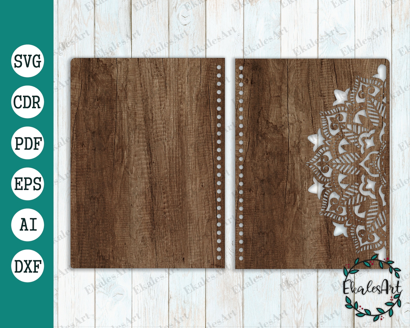 Mandala Planner Template SVG Notebook Cover Svg Planner SVG - Etsy