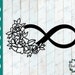 Infinity SVG File, Infinite Symbol Svg, Infinity Clipart, Floral Symbol ...