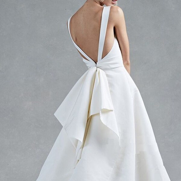 Open Back Dress - Etsy