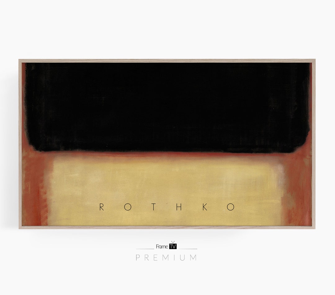 Samsung Frame TV Art Mark Rothko Art Frame TV 4k Art Digital Download ...