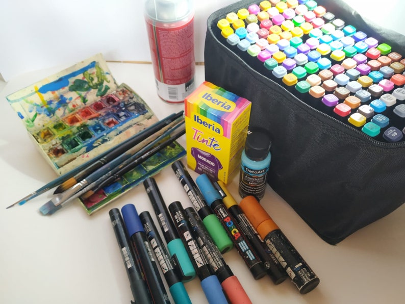 Handfan Fan, Pear Tree, Nºxiii, 23cm, Bottle Green and Blue Waves ...