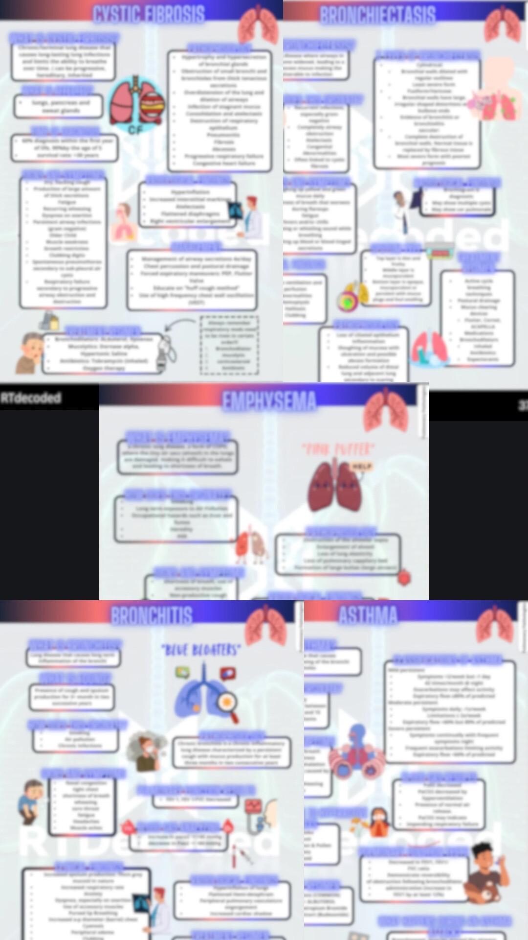 Atemwege CBABES Pathologien COPD Bundle - Etsy.de