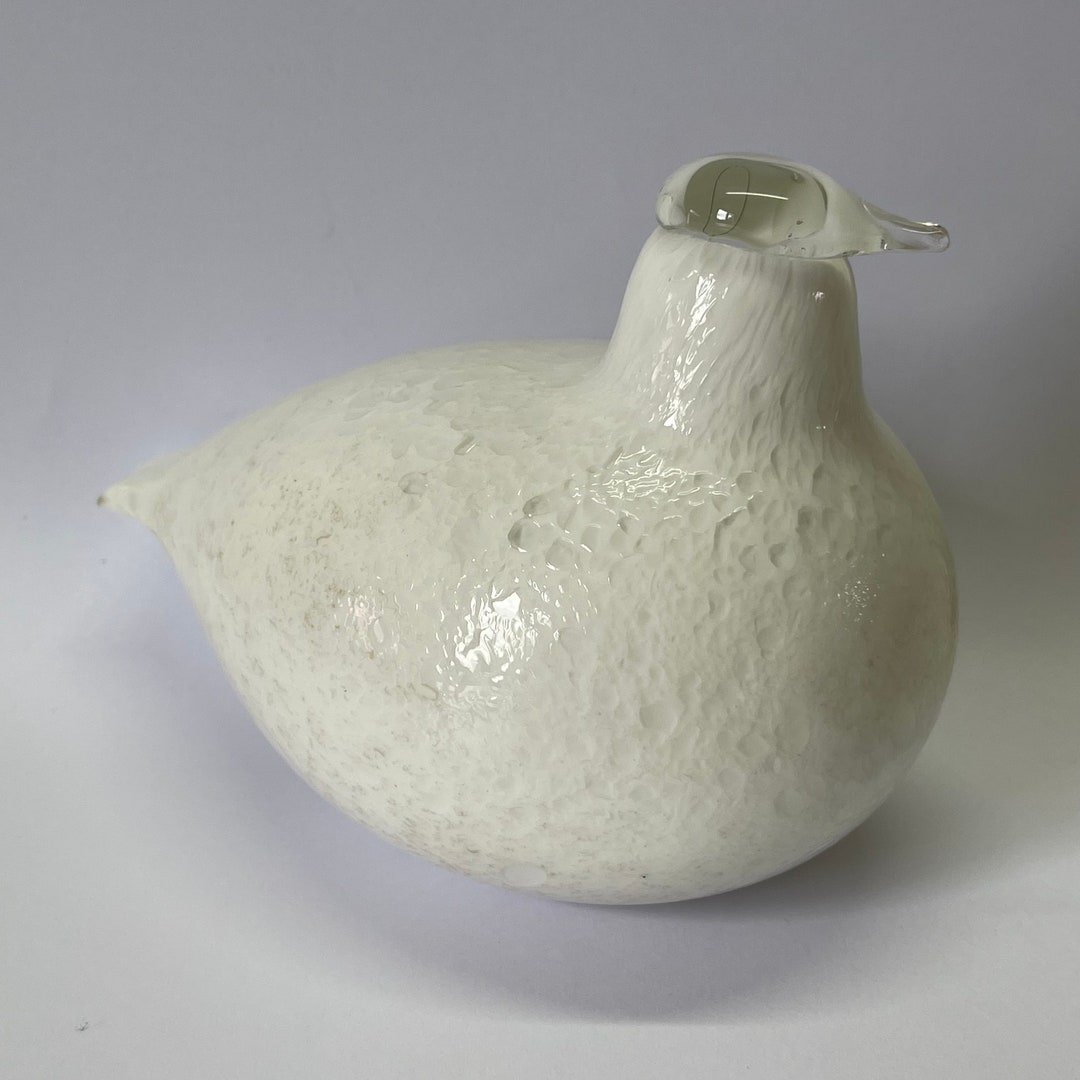 Iittala Birds, Oiva Toikka, Nuutajärvi Glass Factory Riekko willow Grouse - Etsy