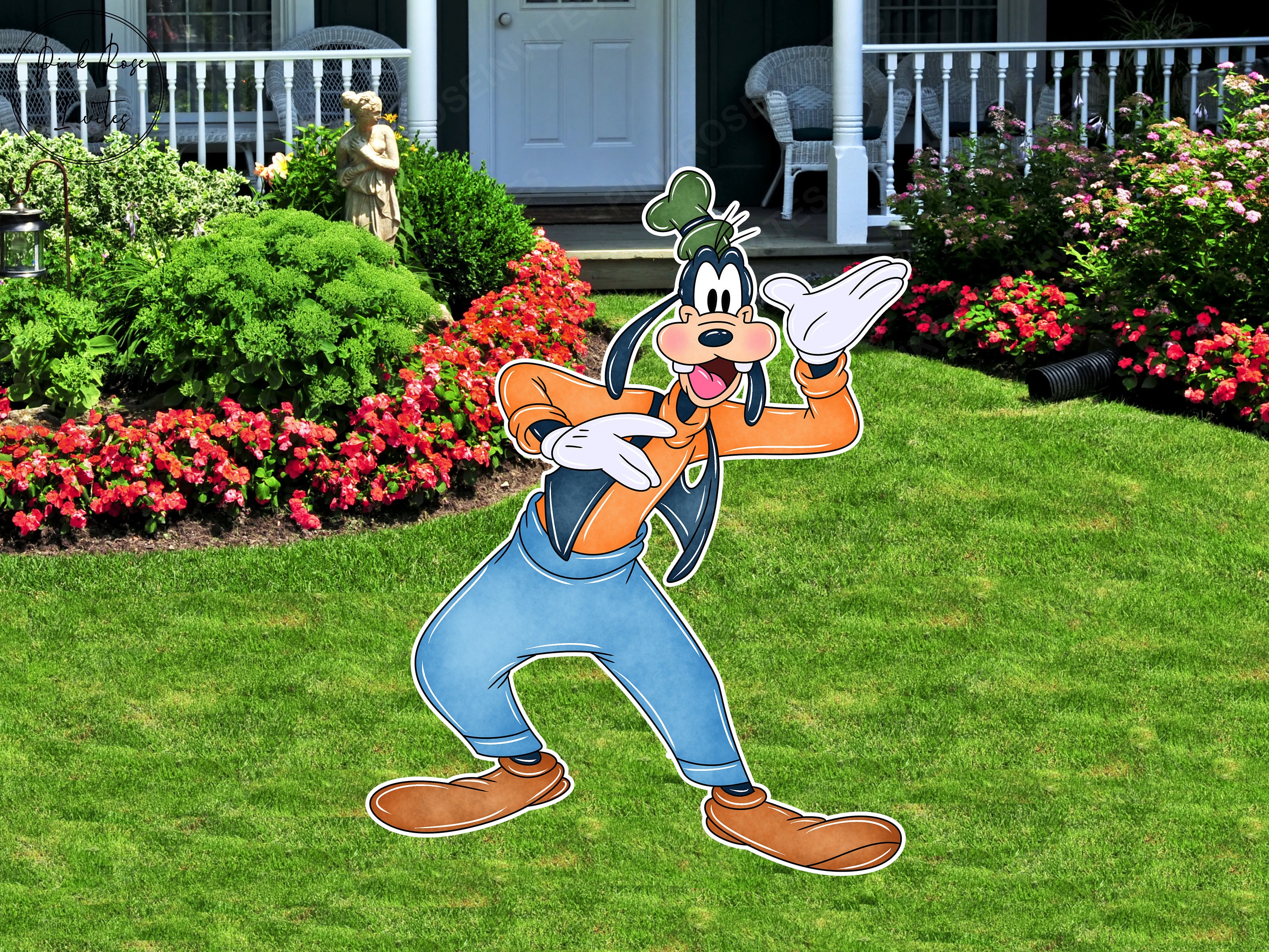 Goofy Cutouts Standees Yard Decor Lifesize Cutout Yard Sign Theme ...