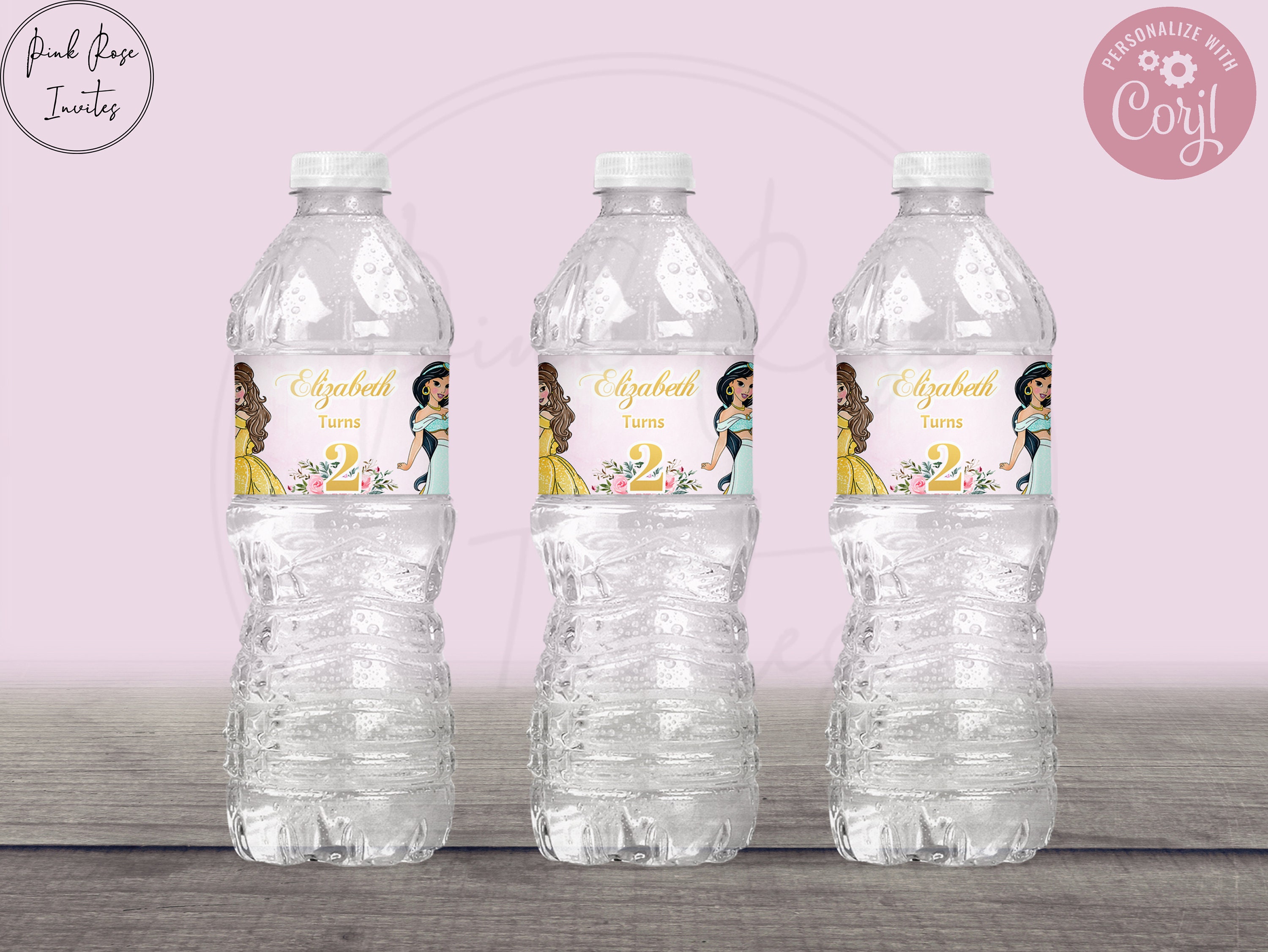 Cute Princess Party Favors Princess Party Labels Party Package Party ...