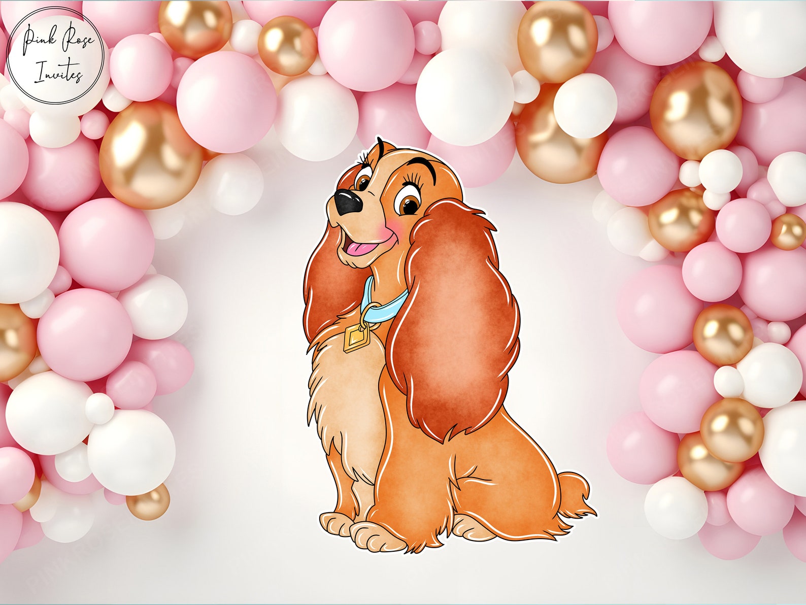 Lady and the Tramp Cutouts Standees Yard Decor Lifesize Cutout Yard ...