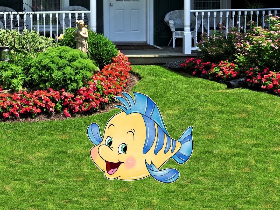 Cutout Little Mermaid Ariel Cutouts Standees Lifesize Cutout Yard Sign ...