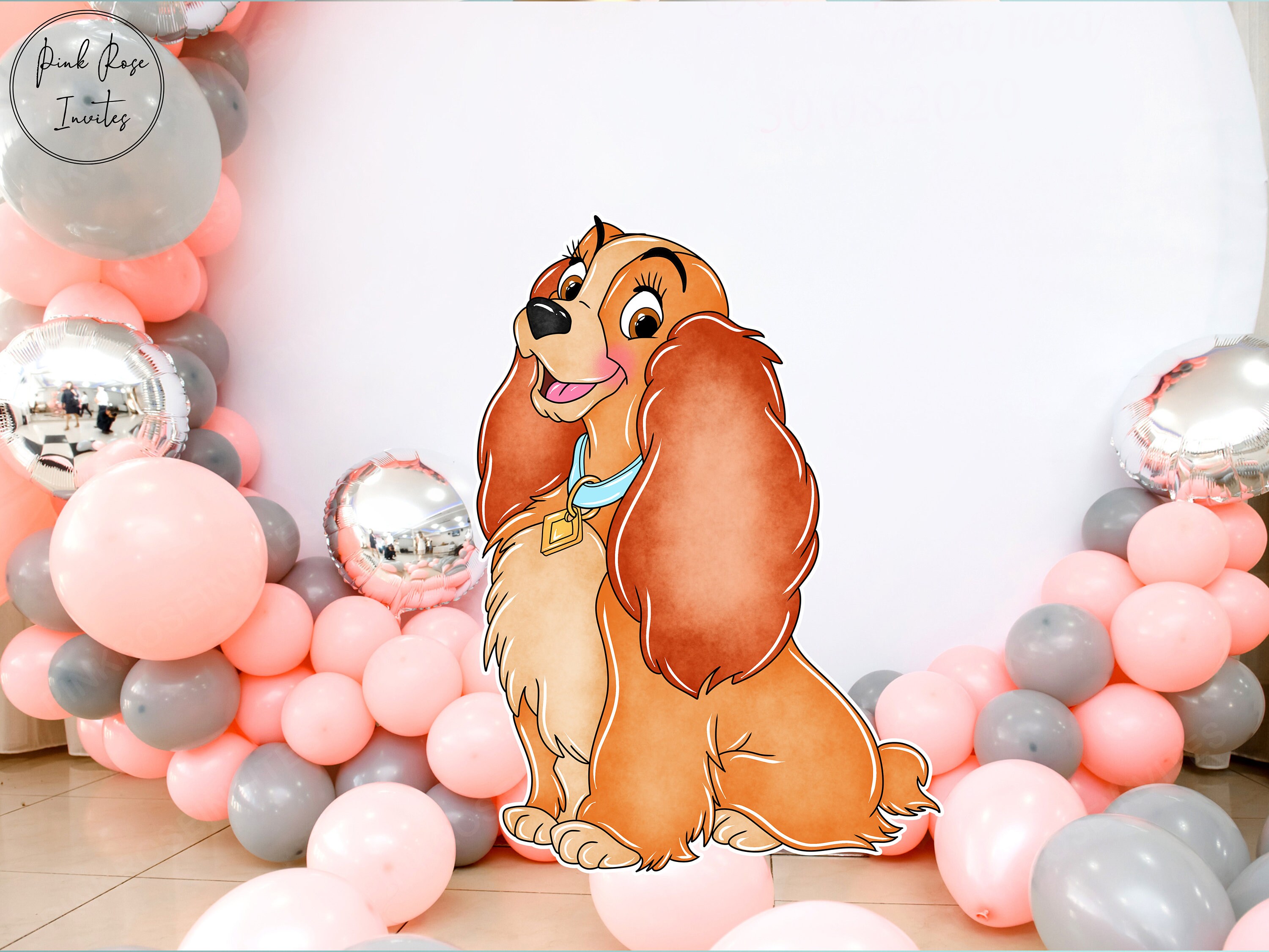 Lady and the Tramp Cutouts Standees Yard Decor Lifesize Cutout Yard ...