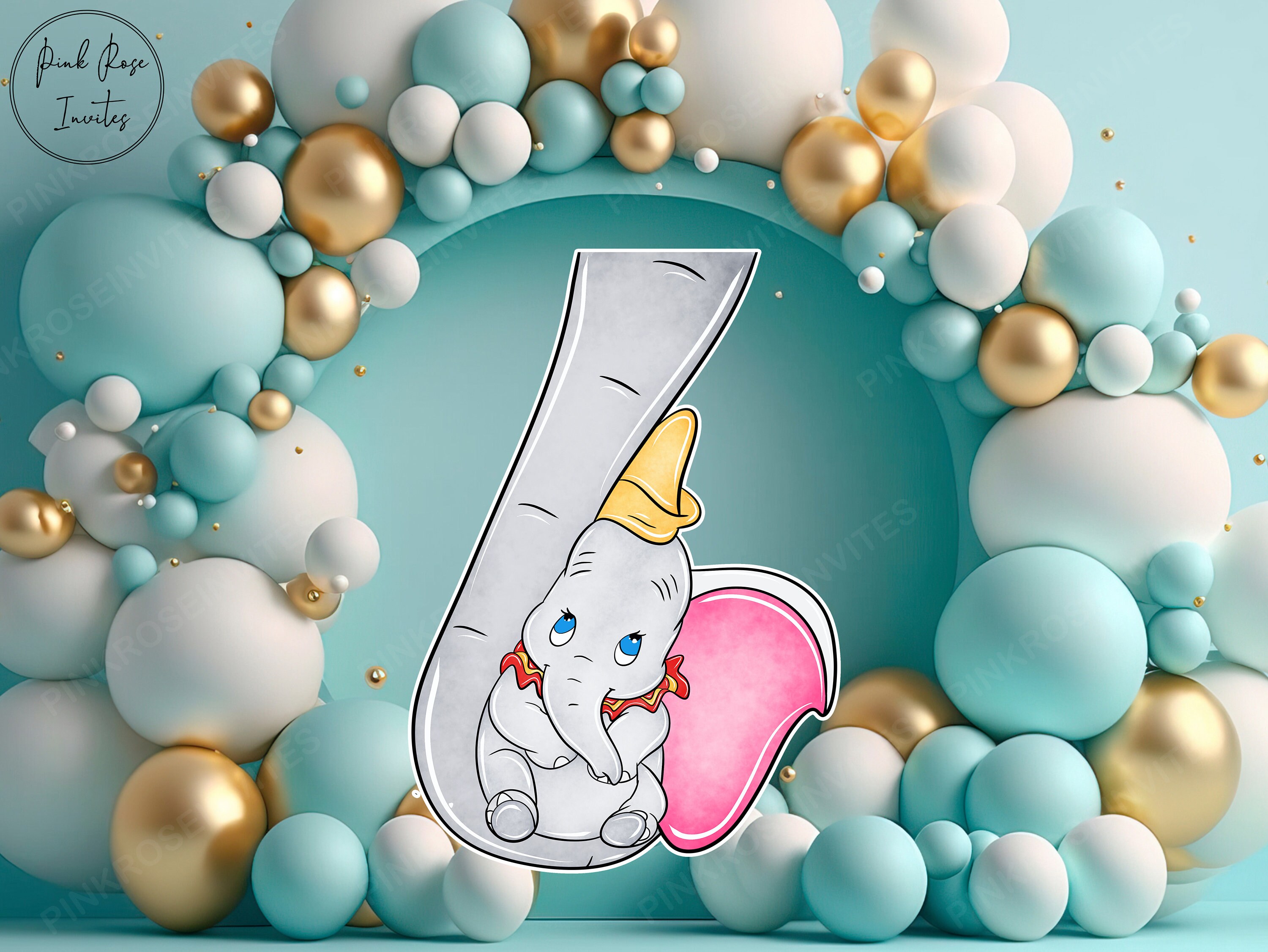 Baby Dumbo Cutouts Standees Yard Decor Lifesize Cutout Yard Sign Theme ...