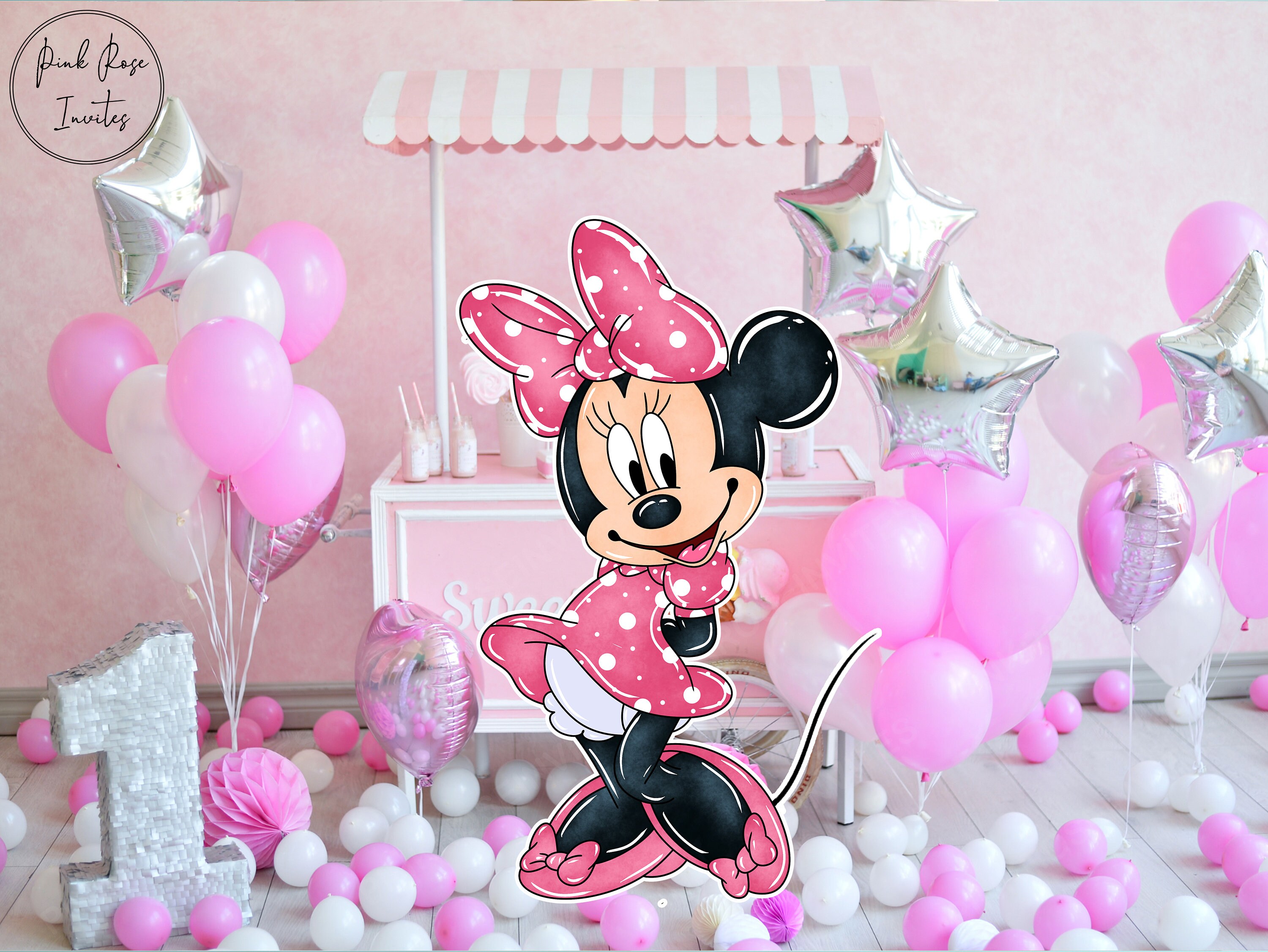 Minnie Mouse Cutouts Standees Yard Decor Lifesize Cutout Yard Sign ...