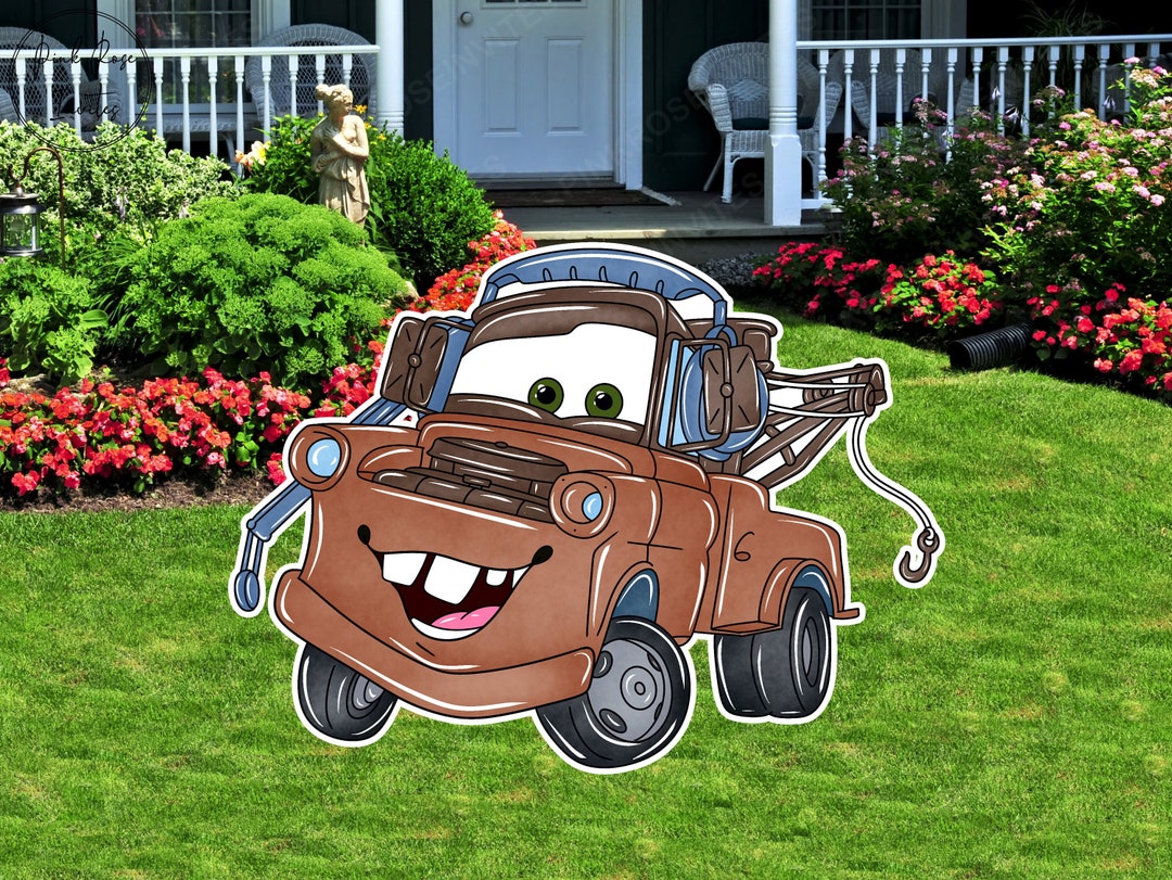 Car Cutouts Standees Lifesize Cutout Yard Sign Yard Decor Theme ...