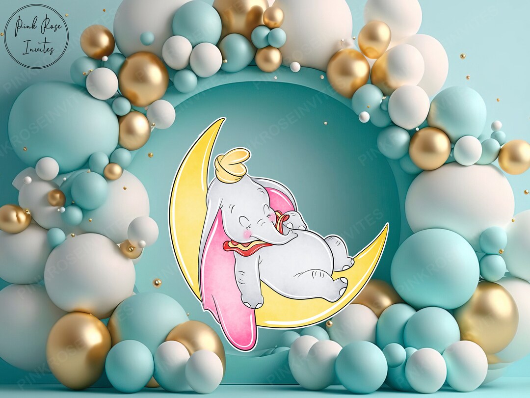 Baby Dumbo Cutouts Standees Yard Decor Lifesize Cutout Yard Sign Theme ...