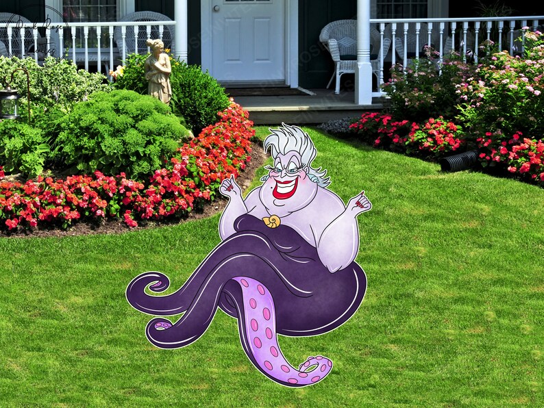 Cutout Little Mermaid Ariel Cutouts Standees Lifesize Cutout Yard Sign ...