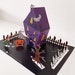 Haunted House Paper Craft Activity, Printable Halloween Craft House ...