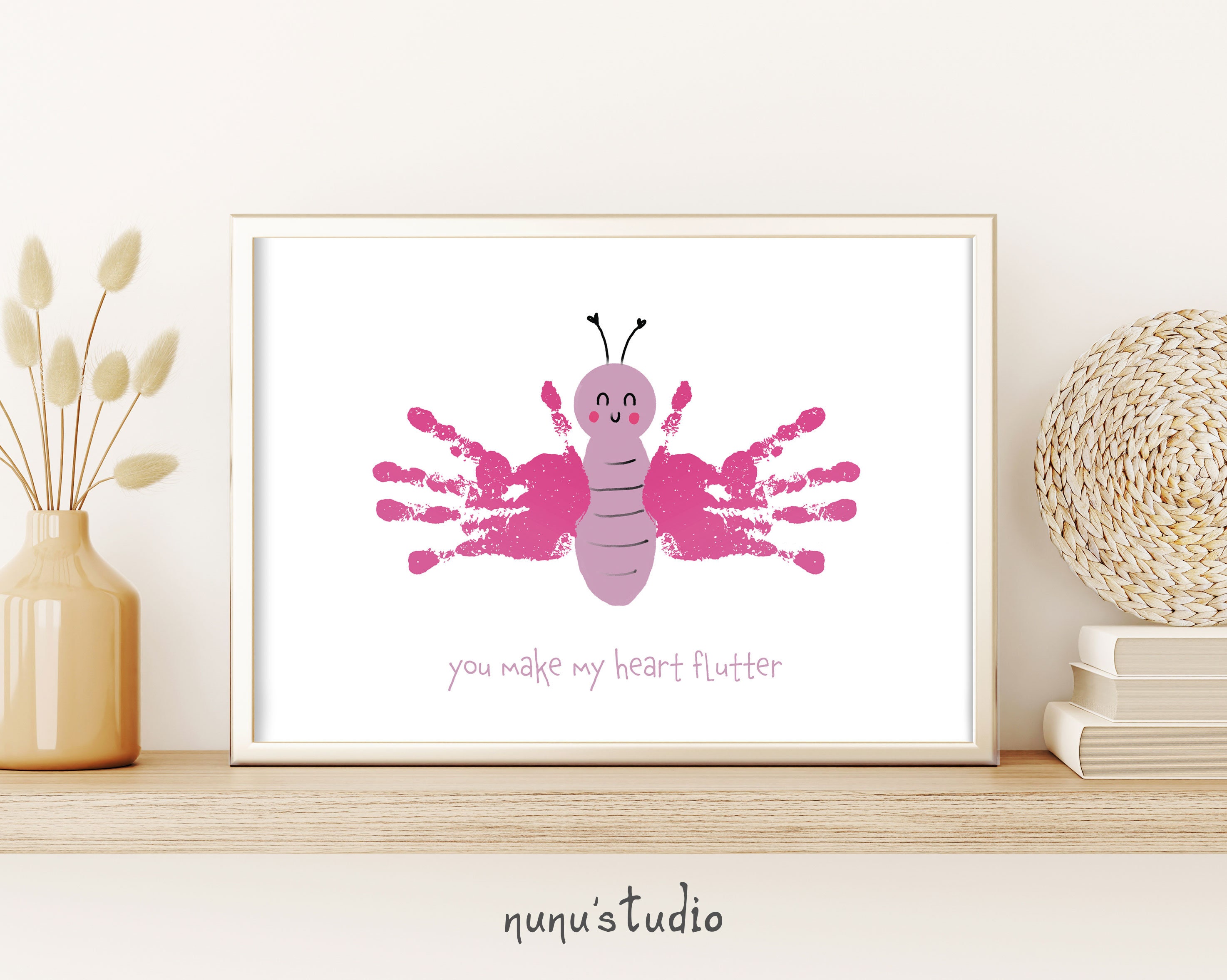 Mothers Day Printable Handprint Gift, Preschool Kids Craft, Gift for ...