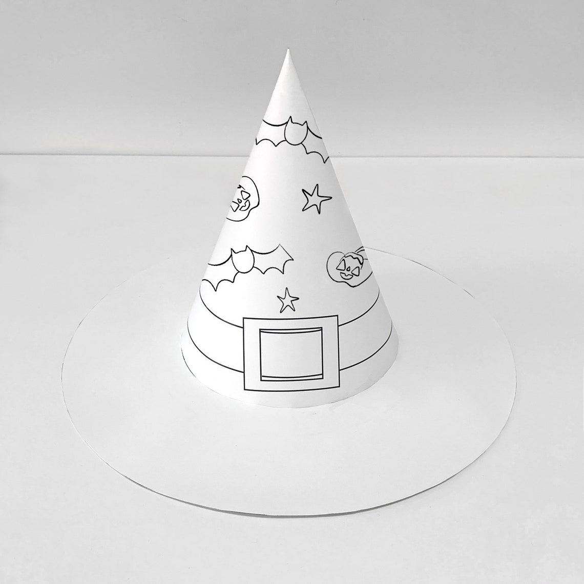 Printable Halloween Witch Hat, Witch Hat Craft, Halloween Activity ...