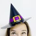 Printable Halloween Witch Hat Craft: DIY Coloring Activity (digital ...