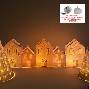 Christmas House Paper Craft Activity, Printable Christmas House ...