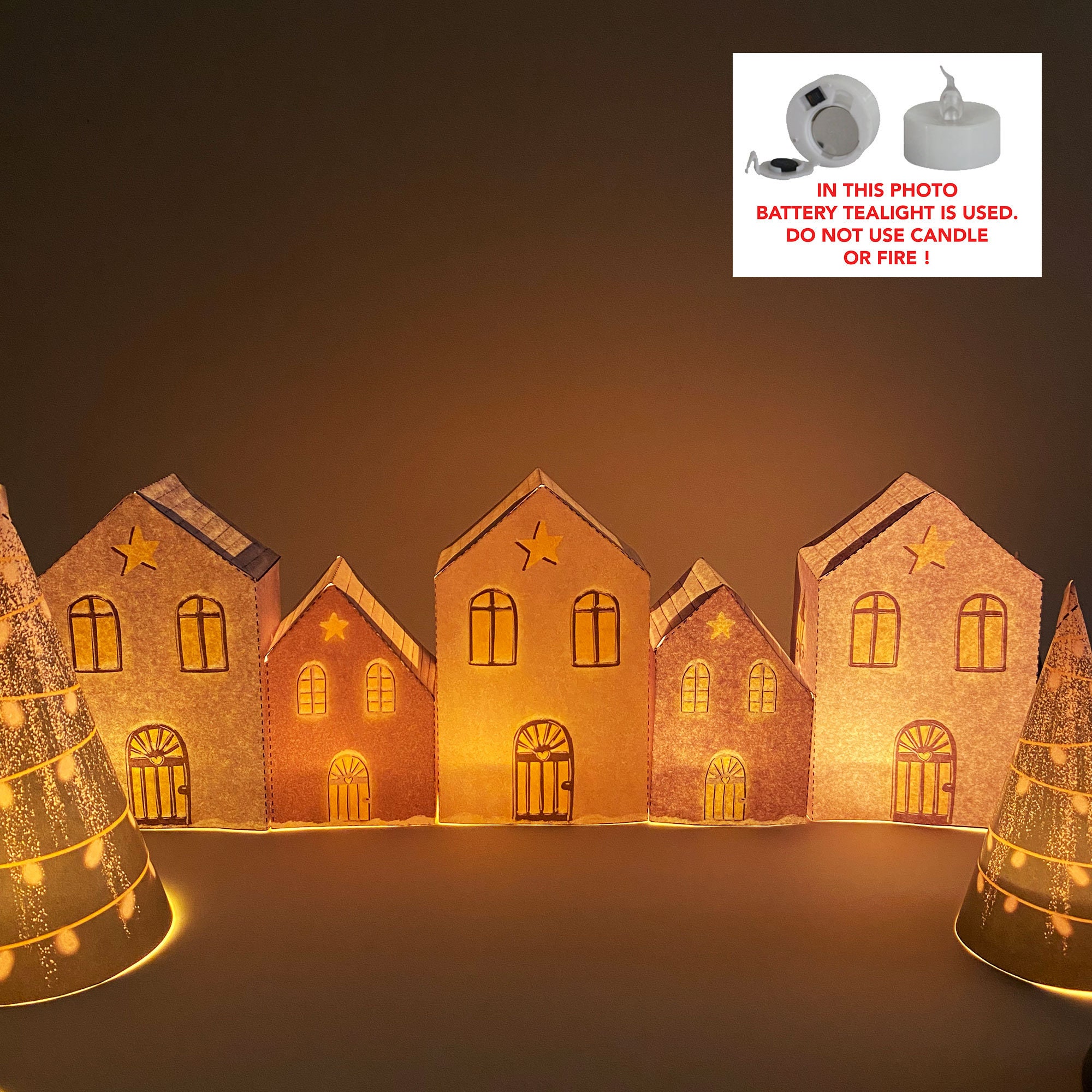 Christmas House Paper Craft Activity, Printable Christmas House ...