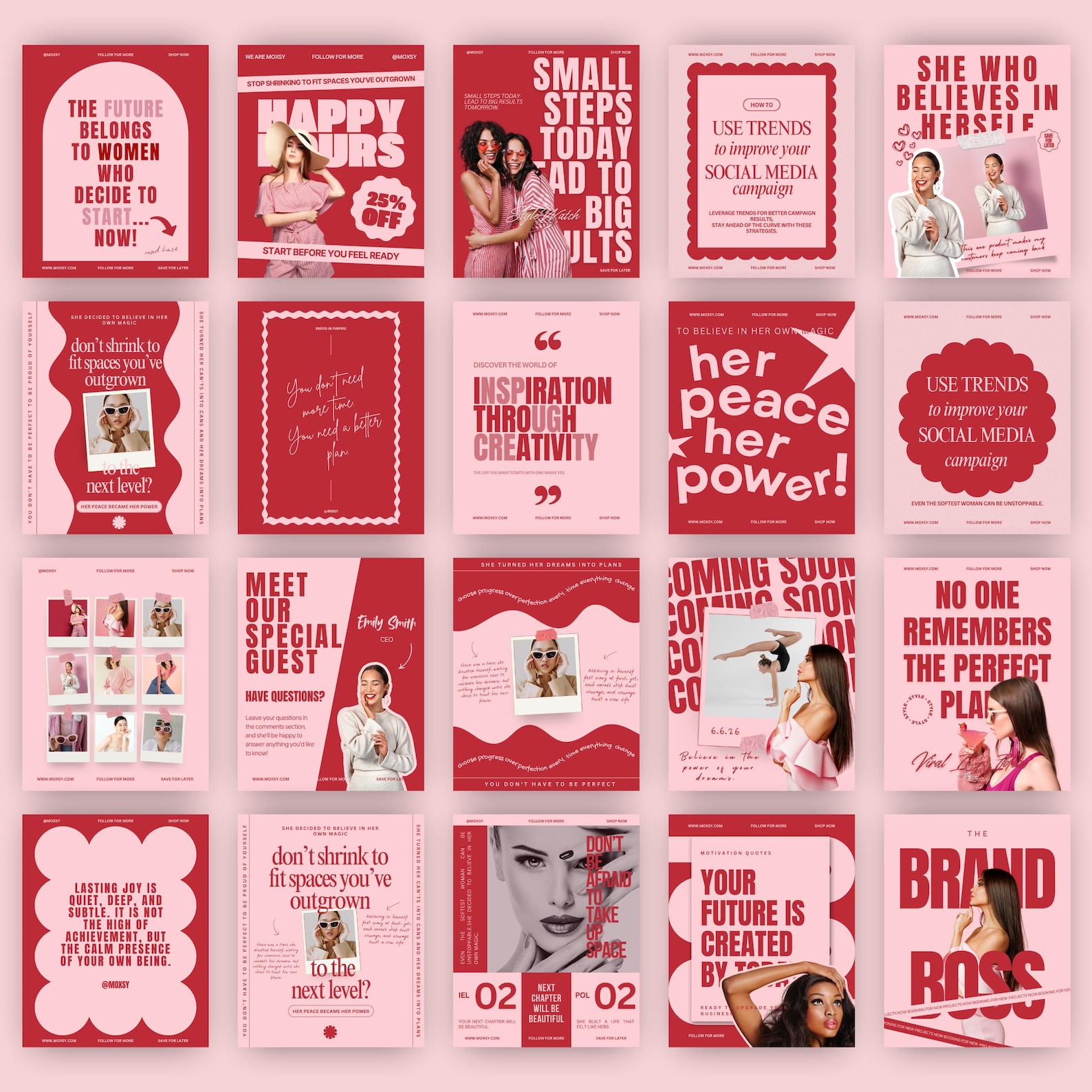 150 Bold Instagram Templates: Storytelling Posts, IG Highlights (canva ...