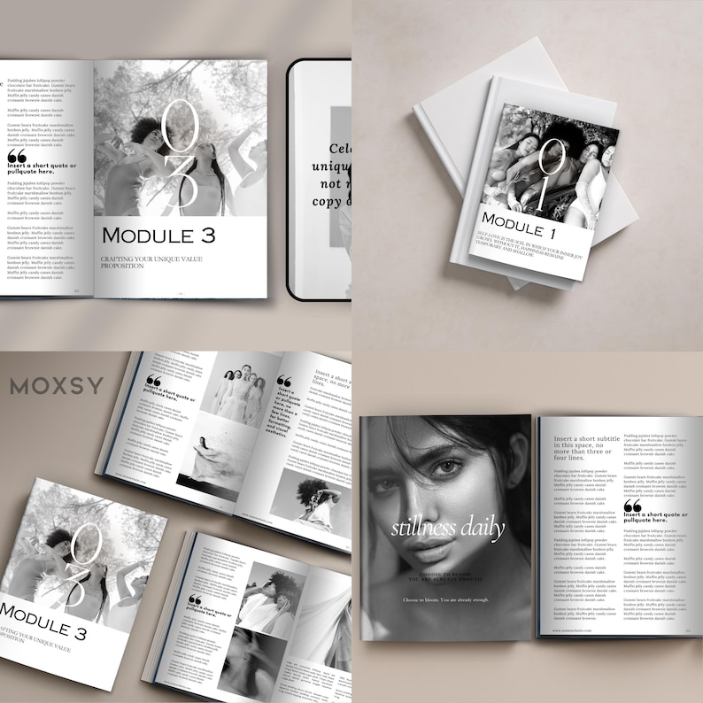 50+ Canva Ebook Mockup Templates: Magazine & Workbook Bundle (digital ...