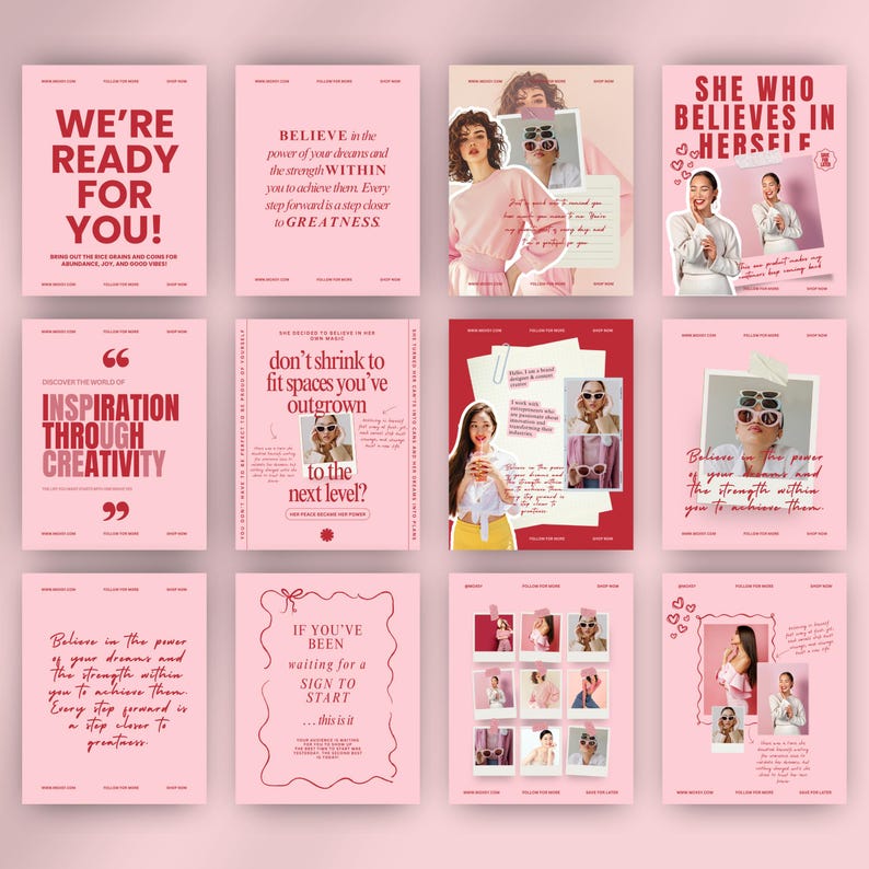 150 Bold Instagram Templates: Storytelling Posts, IG Highlights (canva ...