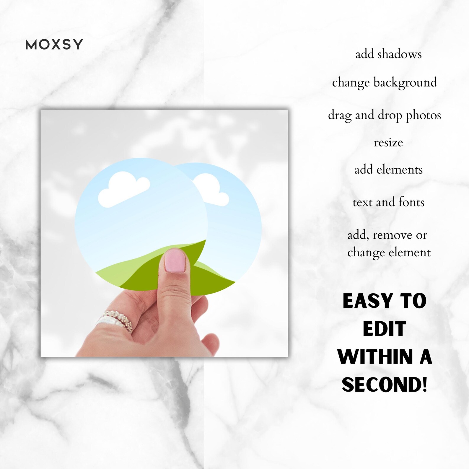 Sticker Mockup: Hand Holding, Canva PNG, POD Mockup (digital Download ...