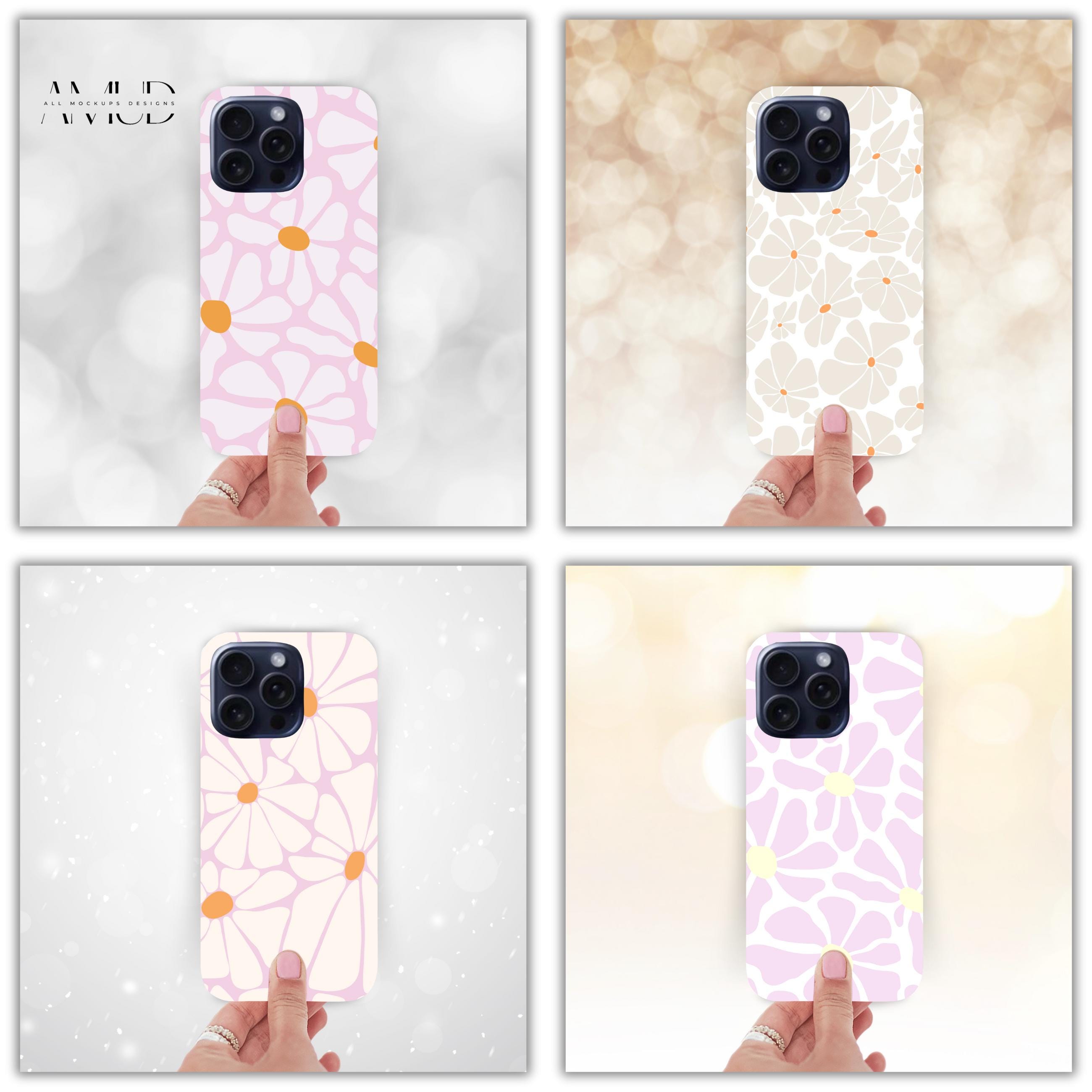Hand Holding Phone Case Canva Mockups, Canva iPhone Mockups, Digital ...