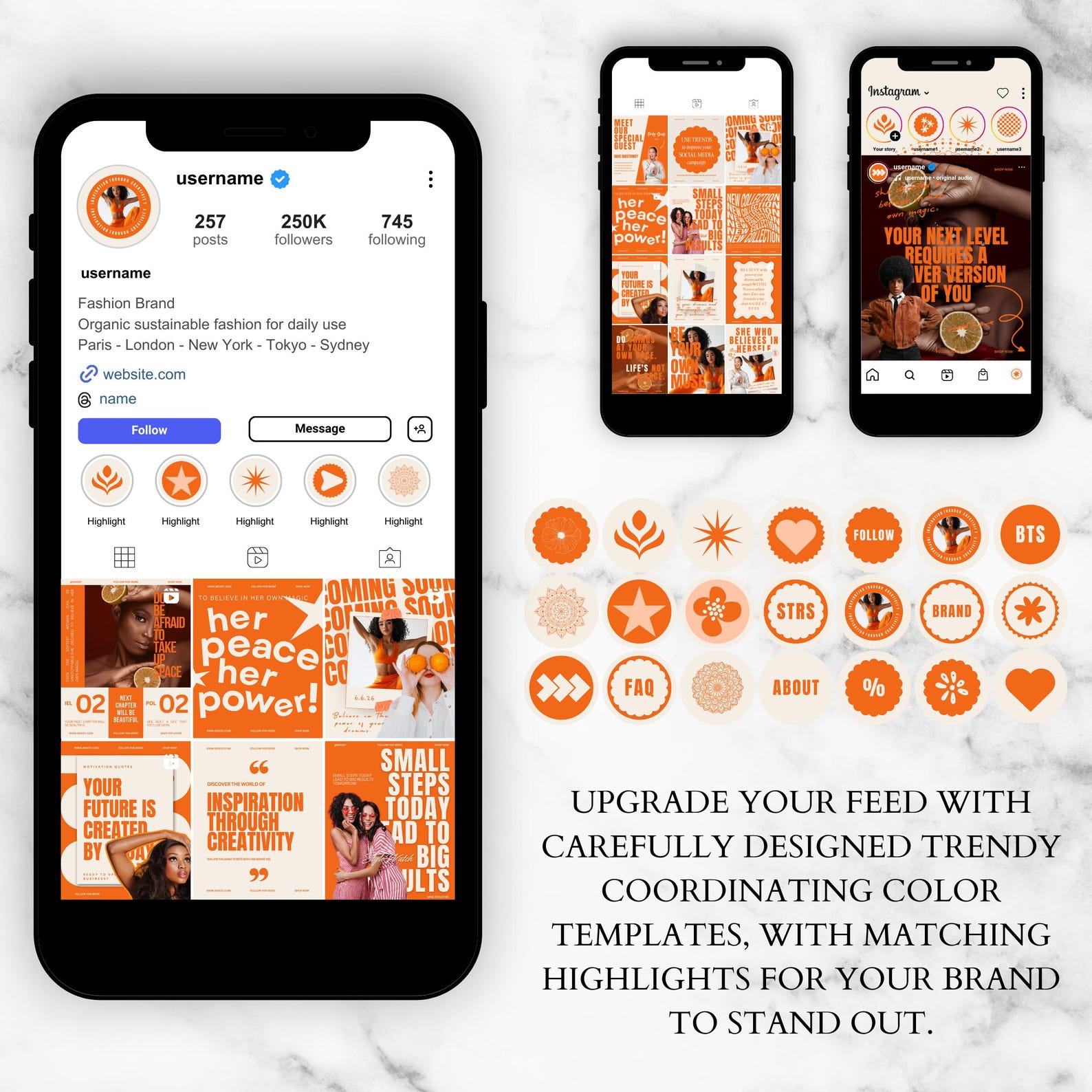 150 Bold Instagram Templates: Storytelling Posts, IG Highlights (canva ...