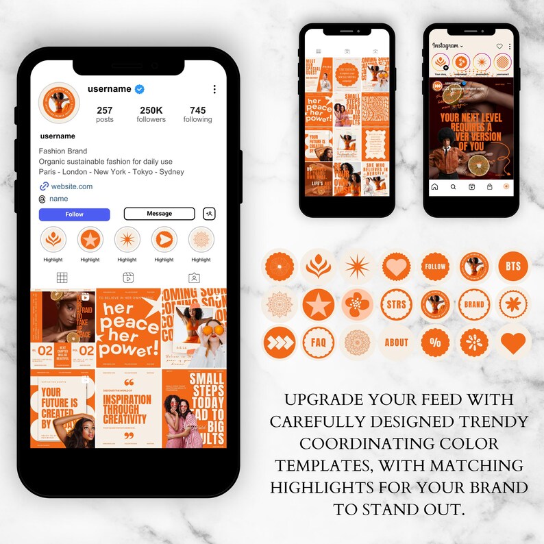 150 Bold Instagram Templates: Storytelling Posts, IG Highlights (canva ...