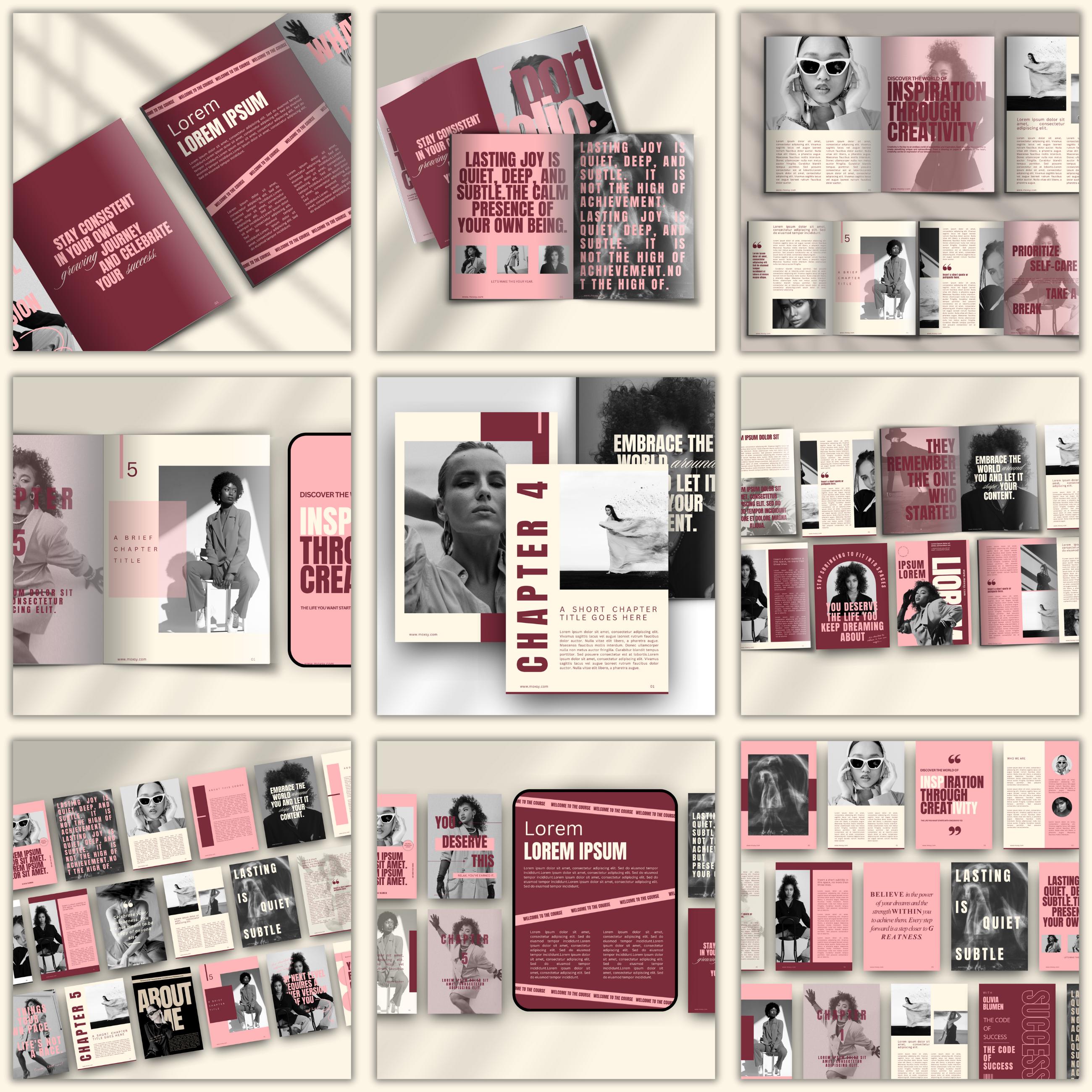 110+ Canva Ebook Templates: Coaching & Course Creator Layouts (A4/US ...