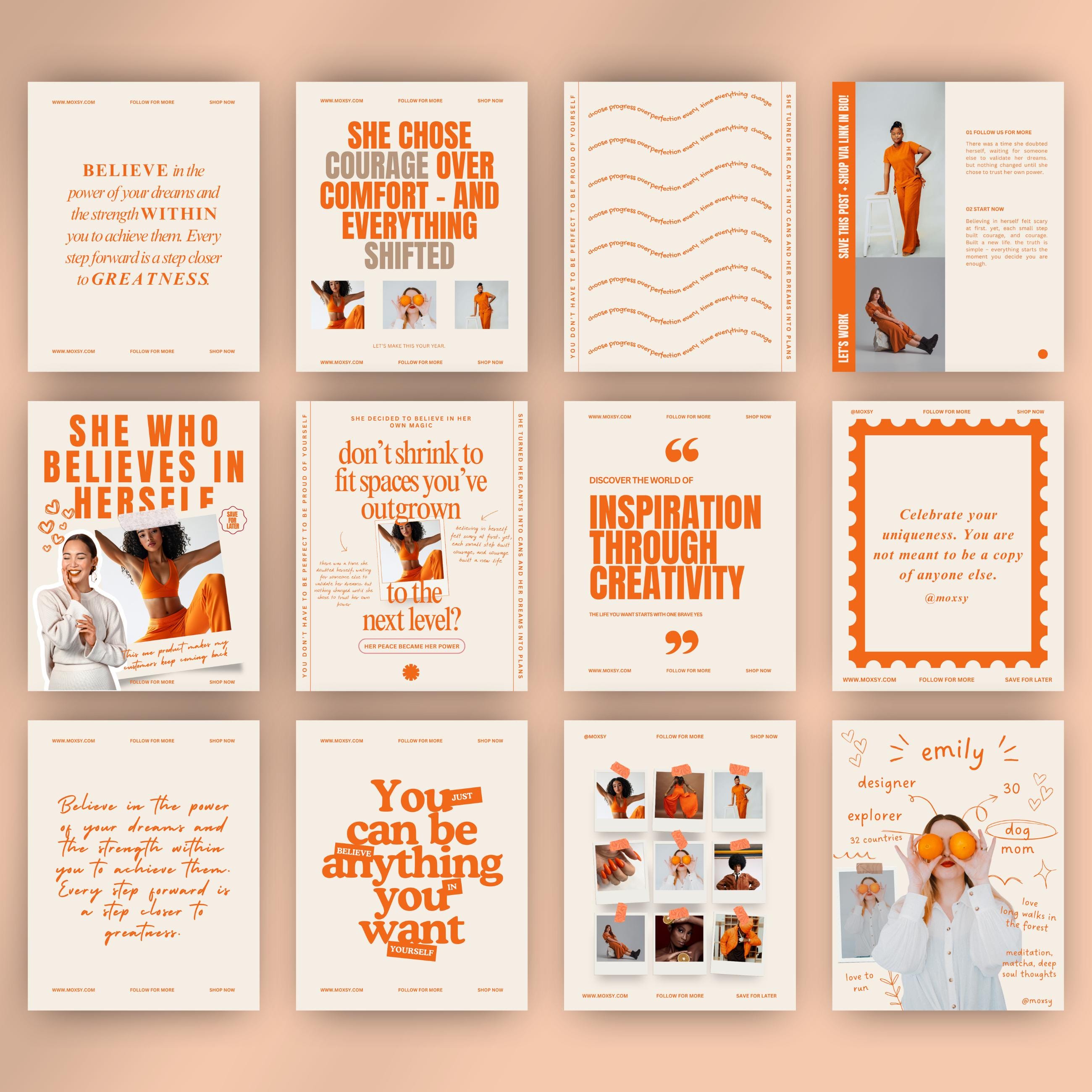 150 Bold Instagram Templates: Storytelling Posts, IG Highlights (canva ...