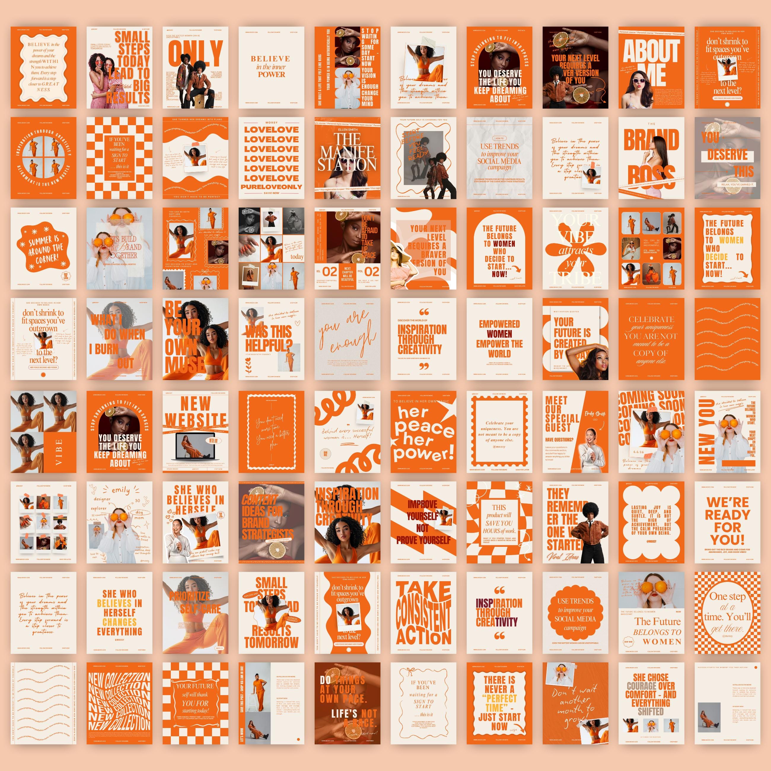 150 Bold Instagram Templates: Storytelling Posts, IG Highlights (canva ...