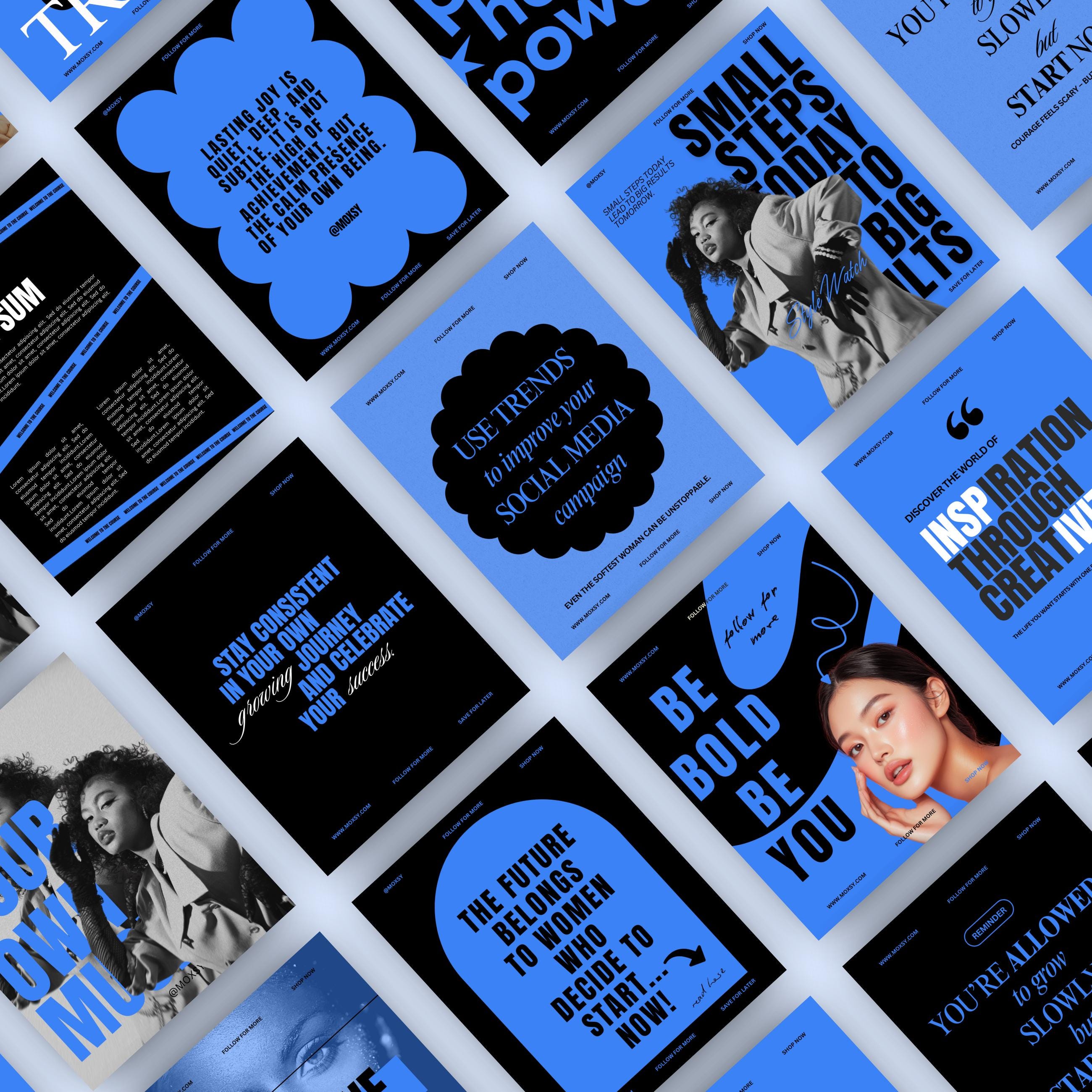 150 Bold Instagram Templates: Storytelling Posts, IG Highlights (canva ...