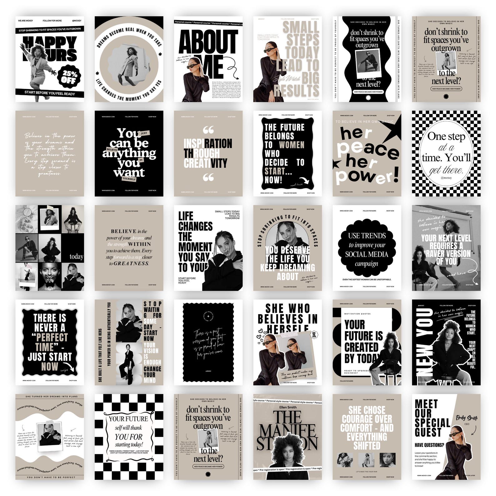 150 Bold Instagram Templates: Storytelling Posts, IG Highlights (canva ...
