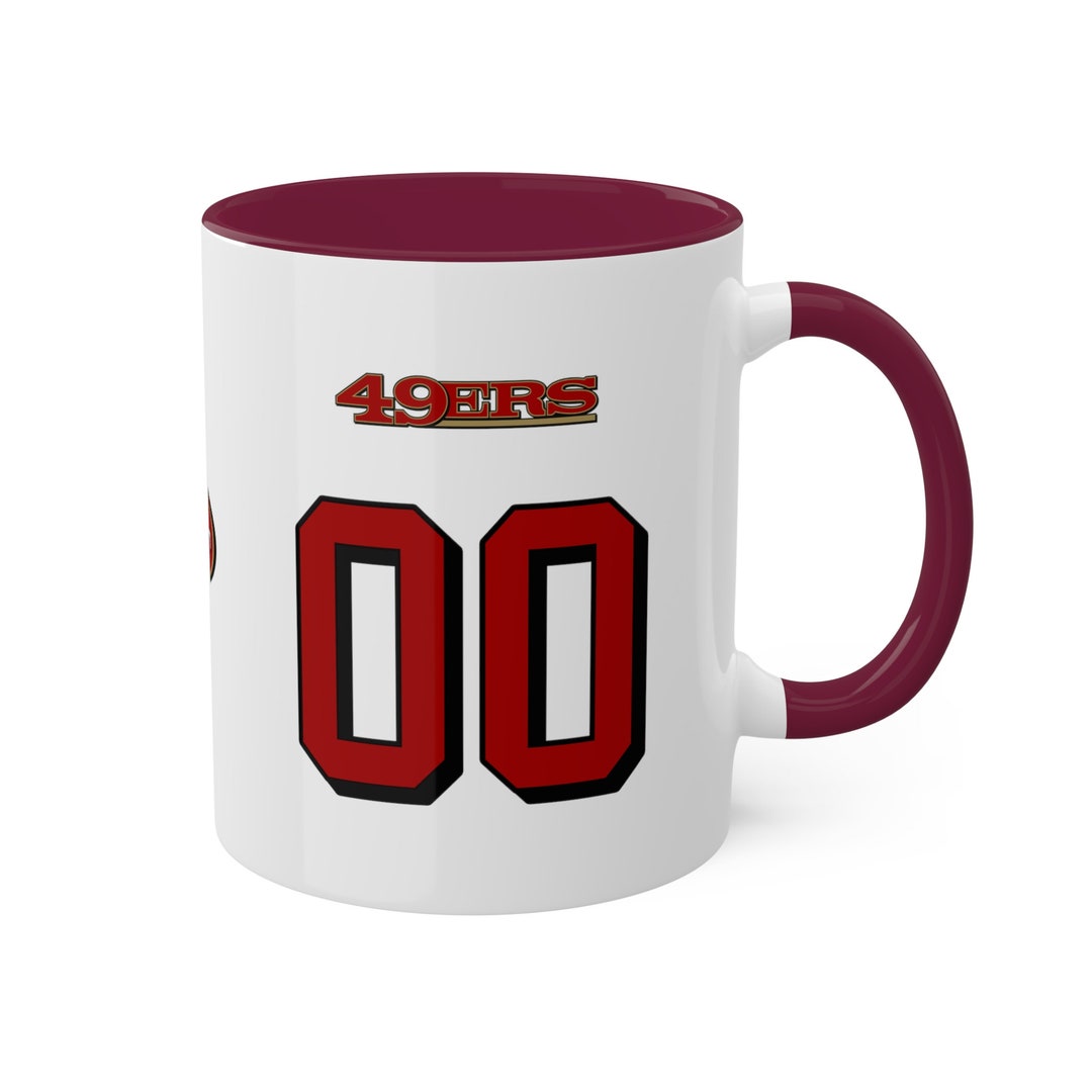 San Francisco 49ers Custom NFL Jersey Mug, 11oz, San Francisco 49ers ...