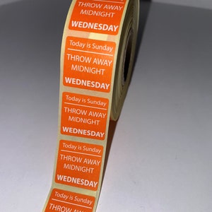 Day Dot Food Labels - Etsy UK