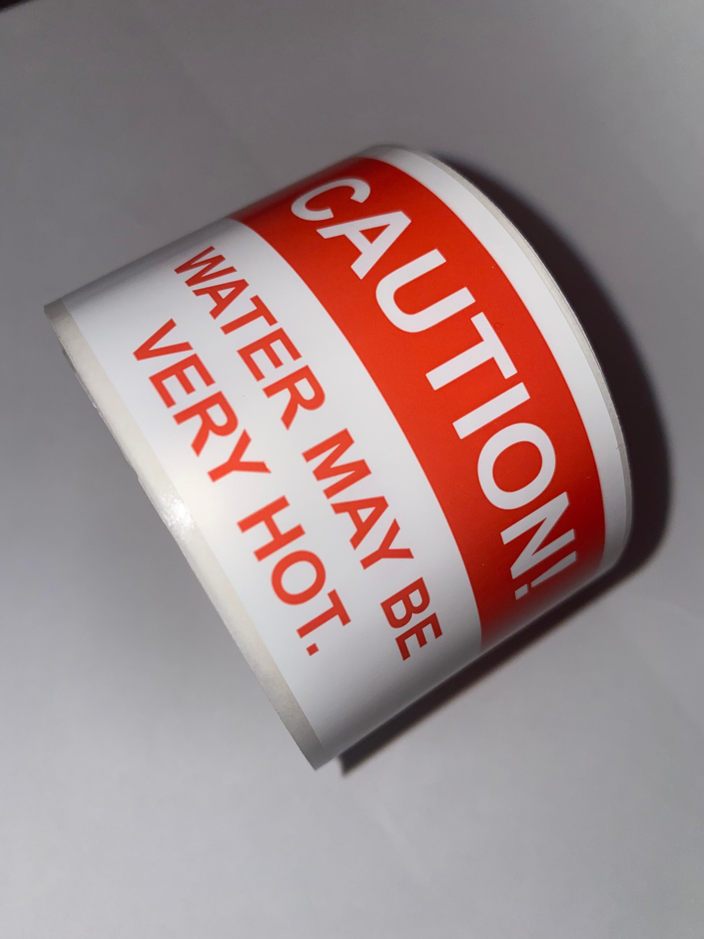 CAUTION! Water May Be Very Hot Labels. - Etsy UK