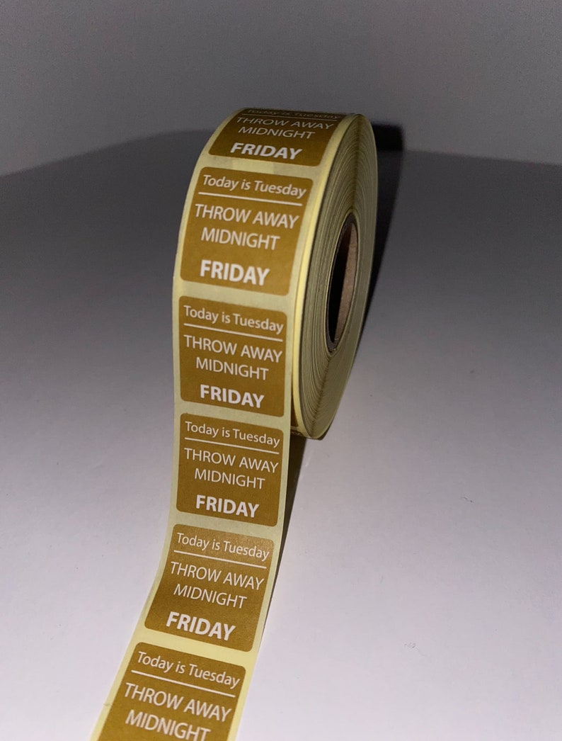 Day Dot Food Labels - Etsy UK