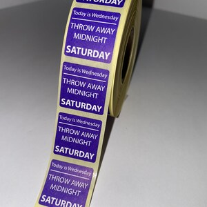 Day Dot Food Labels - Etsy UK