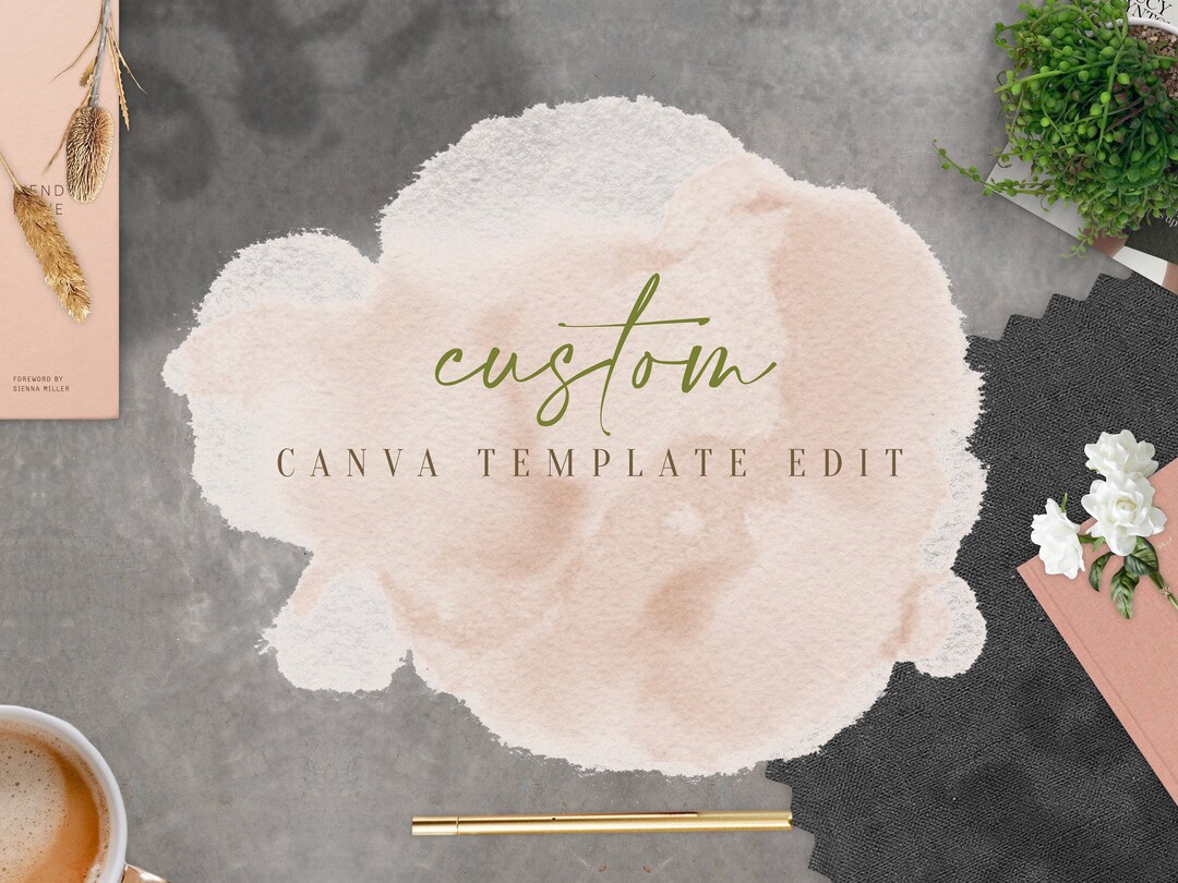 Custom Canva Template Edit - Etsy