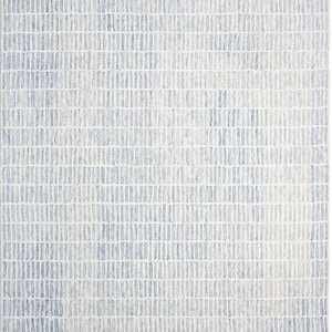 Brand New Hand Tufted Capitola Blue Self Bound Edges Rug Wool Area Rug ...