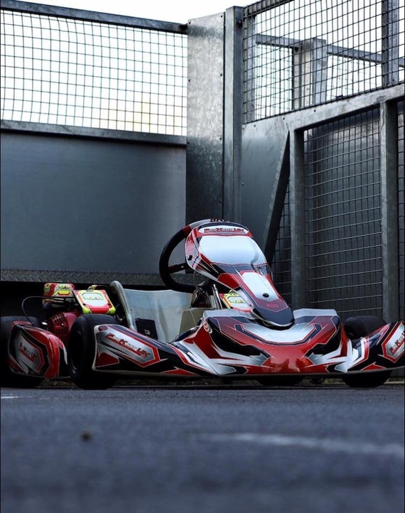 Karting Custom Kart Graphics Sticker Kit Designed and delivered Any ...
