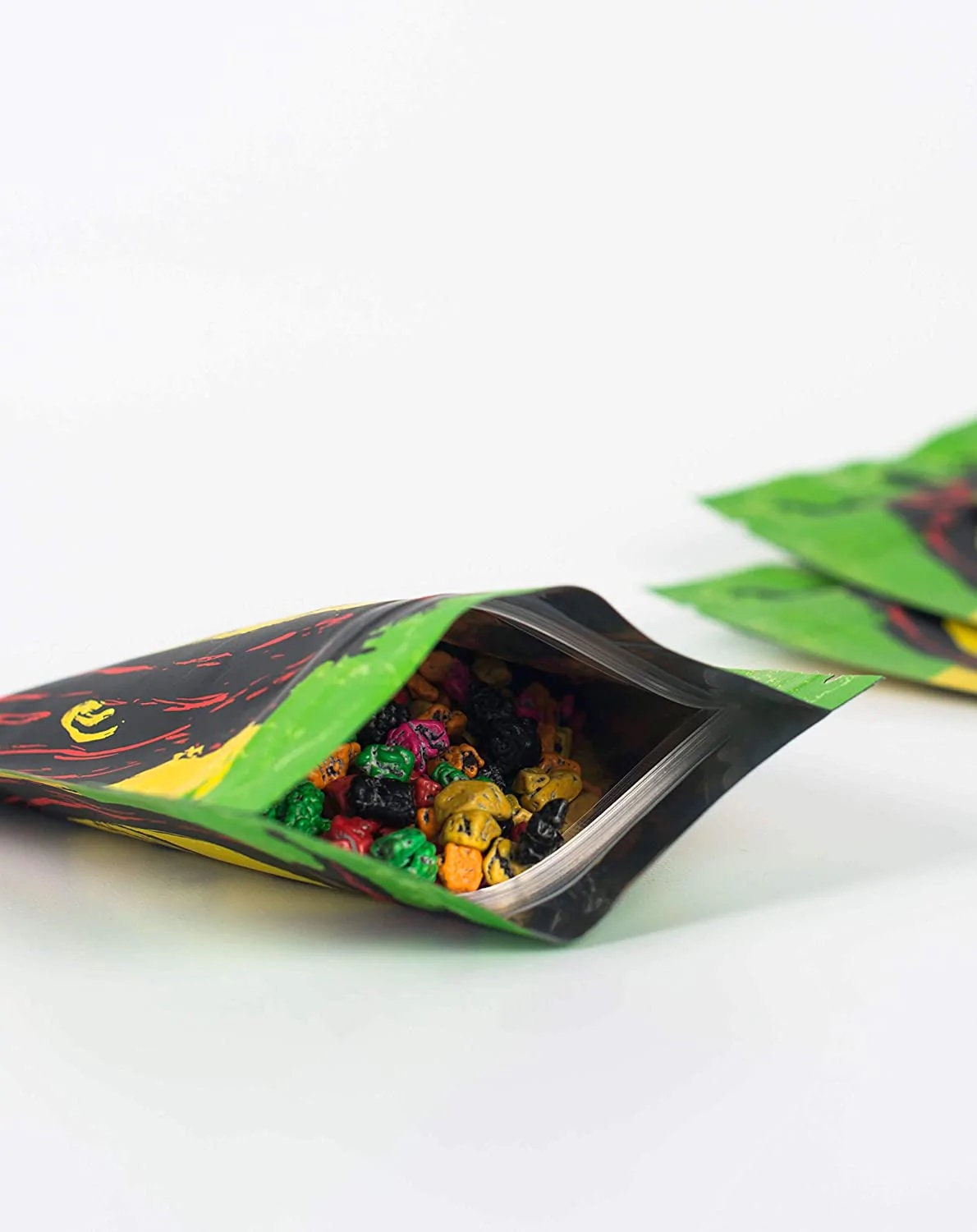 MARLEY 4.0 empty Mylar Zip Lock Design Packs Smell Proof Food Storage ...