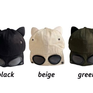 Unisex Cat Ear Brimless Cap,cotton Docket Hat,women Skull Hat,vintage ...