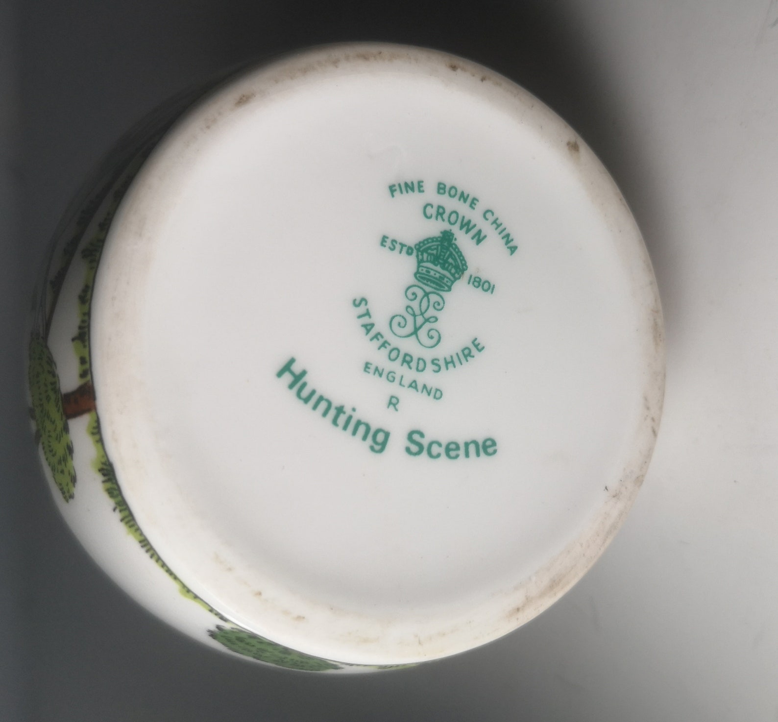 Crown Staffordshire Hunting Scene Bone China Bud Vase - Etsy