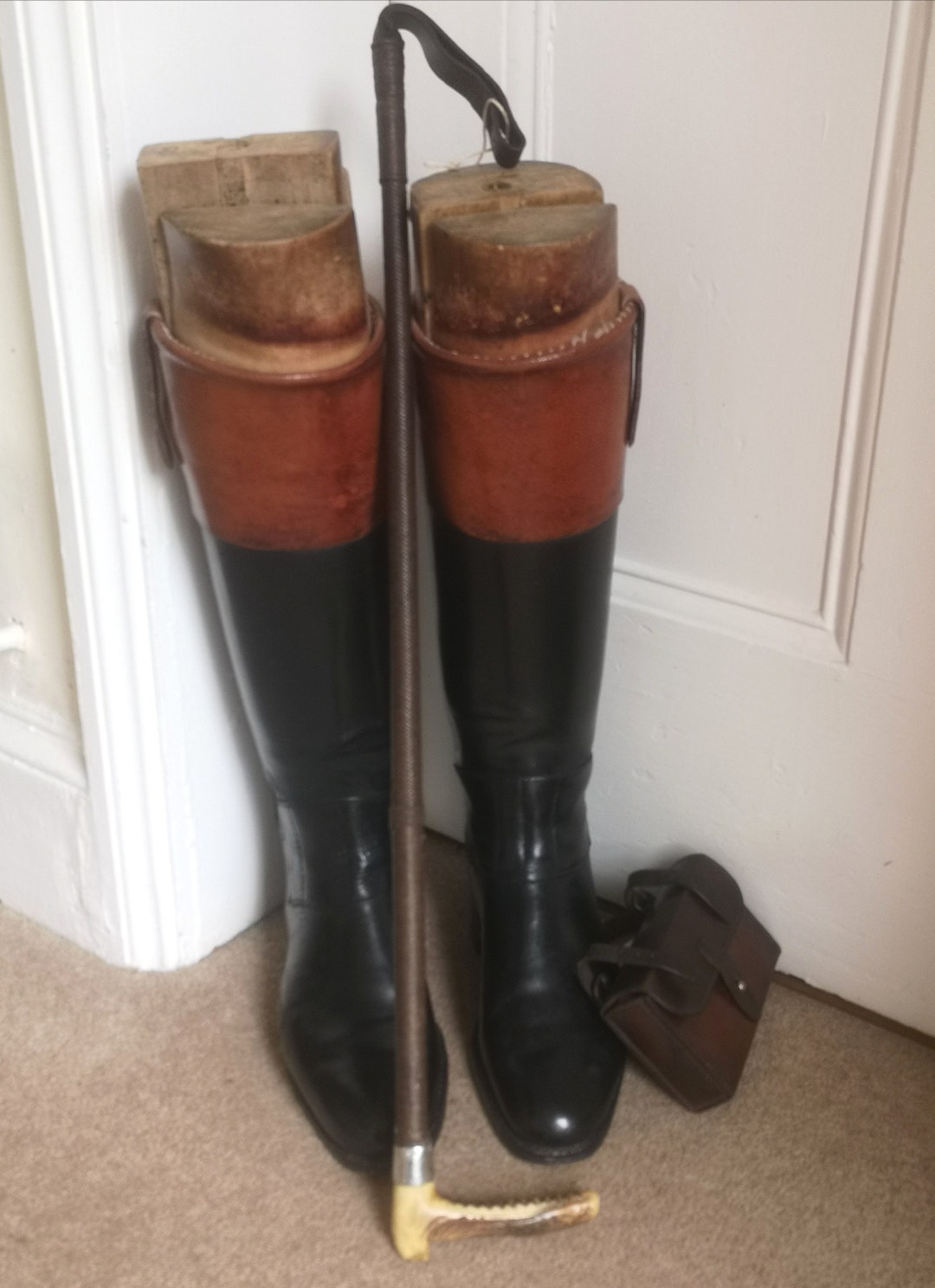 Early 20th Century Gent's Hunting Whip With Plaited Flax Shaft 34 - Etsy