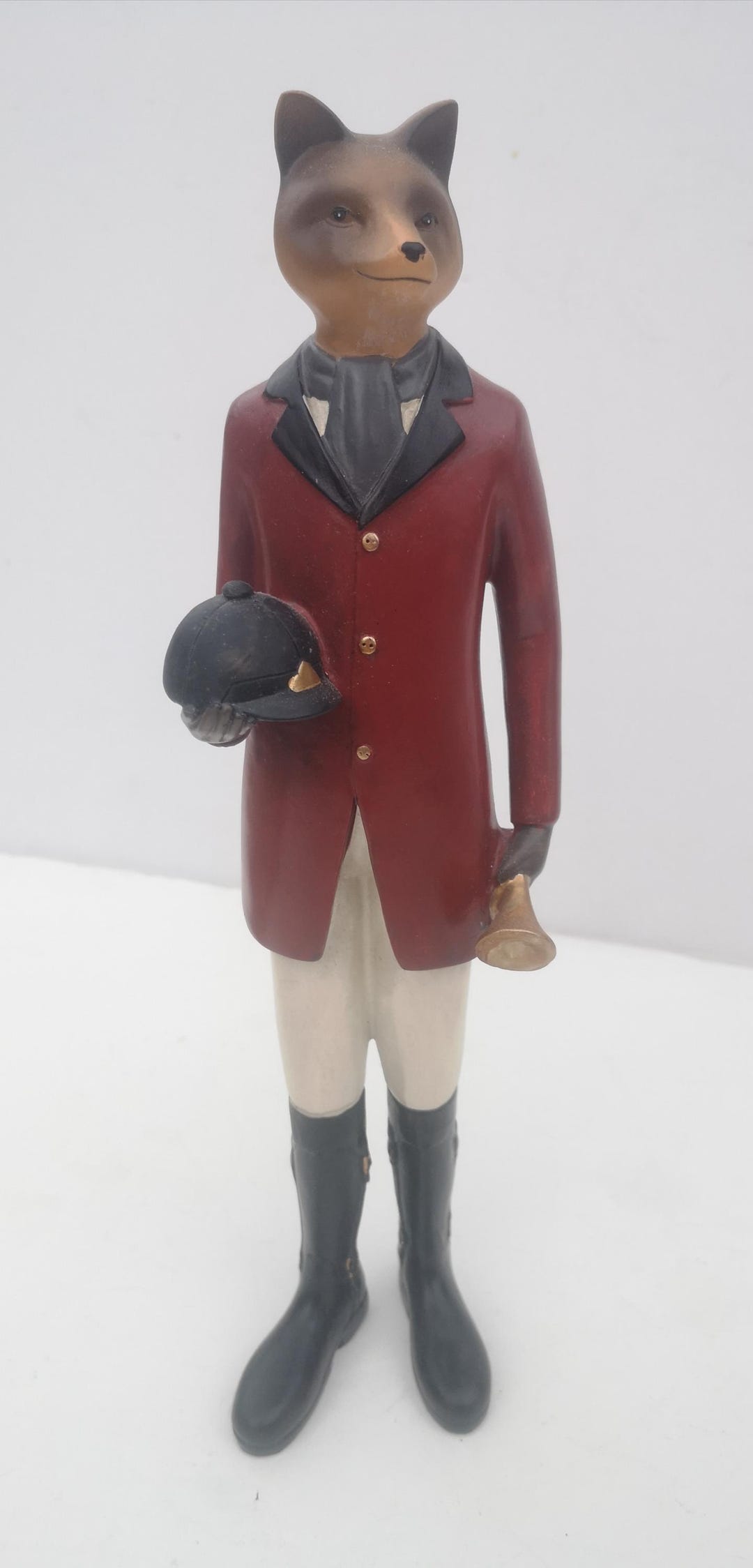 Vintage Resin Anthropomorphic Fox Huntsman 12 Inches Tall - Etsy