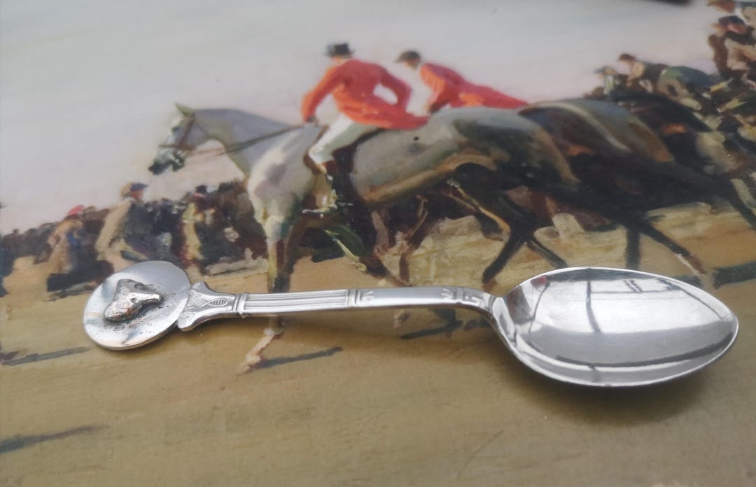 Silver Plated Teaspoon Inscribed With Hounds' Names Puppy Walking Spoon ...