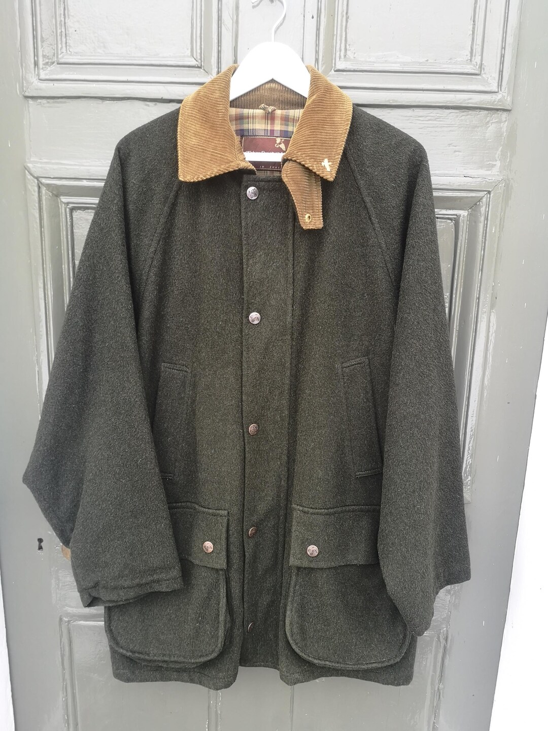 John Partridge Dark Green Wool Loden Shooting Jacket Chest 46/48 Inches ...